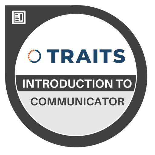 Introduction to TRAITS Communicator - Credly