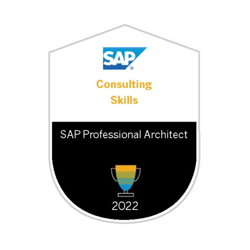 Consulting Skills 2022 - SAP Professional Architect - Credly