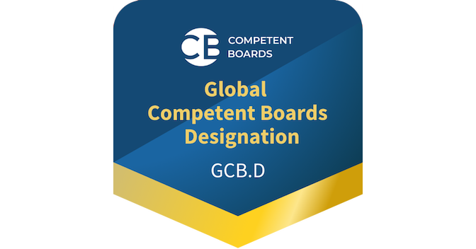 Global Competent Boards Designation (GCB.D) and Certification - Credly