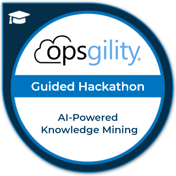 Guided Hackathon: AI-Powered Knowledge Mining - Credly