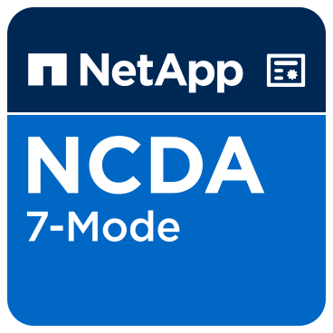 NetApp Certified Data Administrator, Data ONTAP 7-Mode - Credly