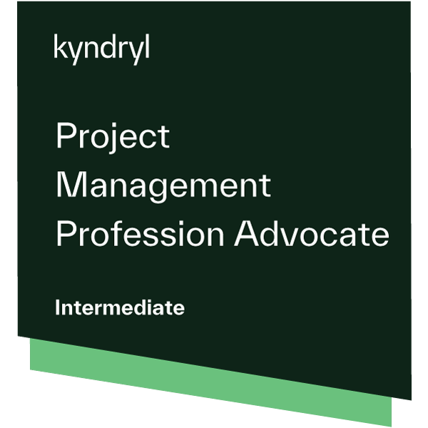 Kyndryl Project Management Profession Advocate - Credly