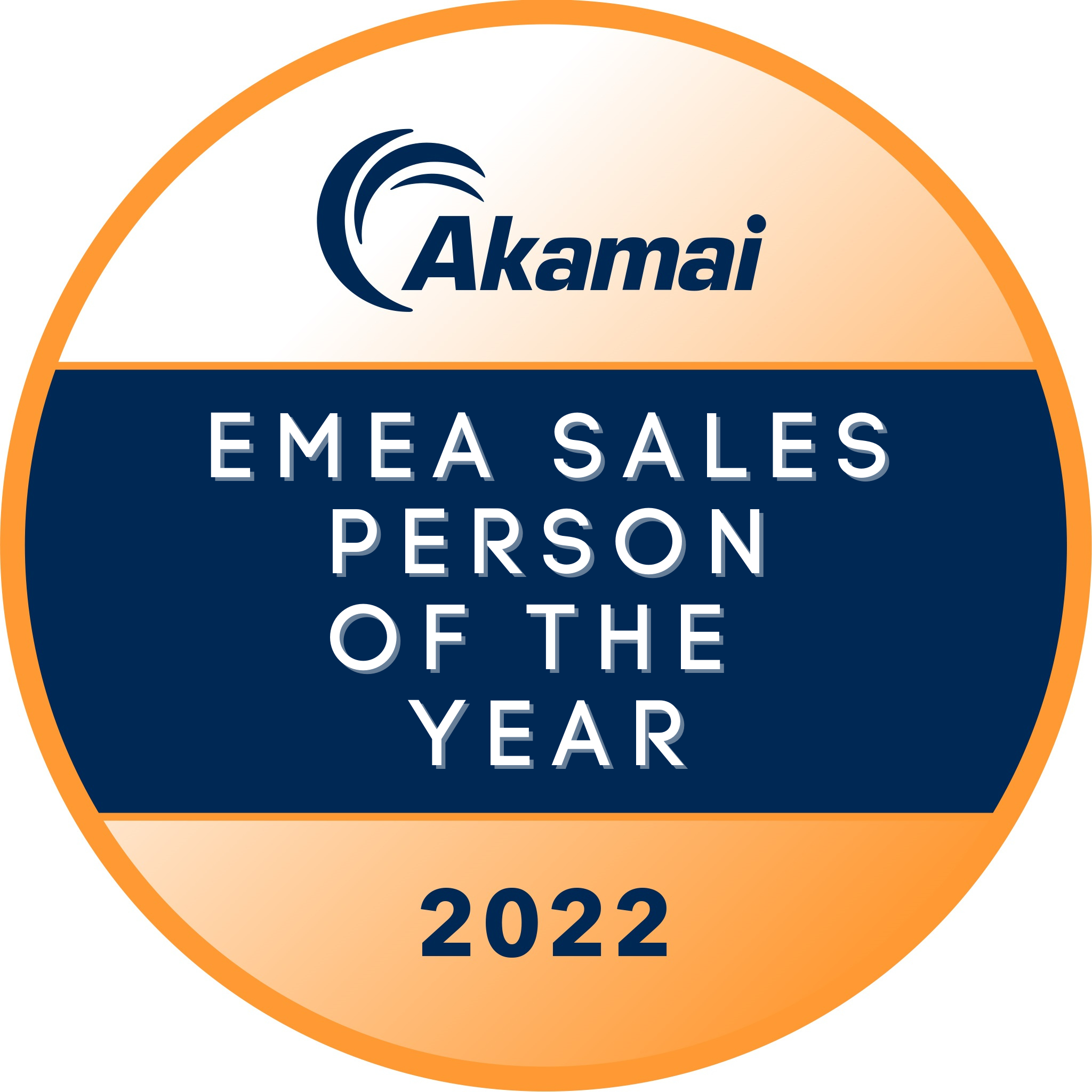 EMEA Sales Person of the Year - Credly