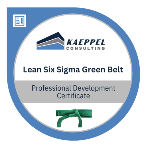 Lean Six Sigma Green Belt - Credly