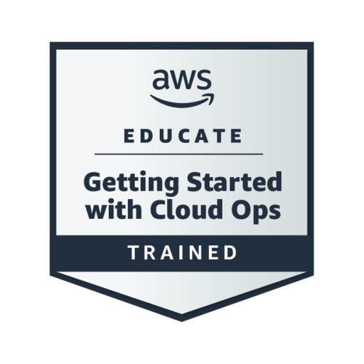 AWS Educate Getting Started with Cloud Ops - Training Badge - Credly