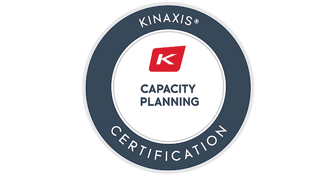 Kinaxis Capacity Planning (Constraints) Application Specialist - Credly