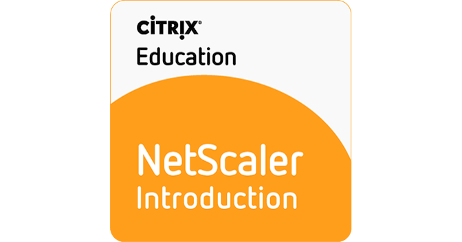 Citrix eLearning – NetScaler Introduction - Credly
