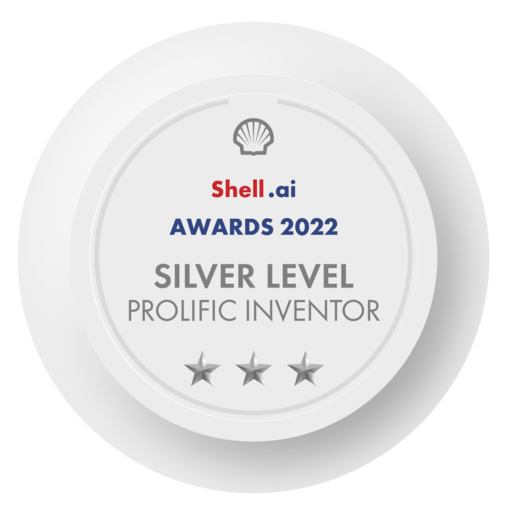 Shell.ai Awards 2022|Prolific Inventor - Silver Level - Credly