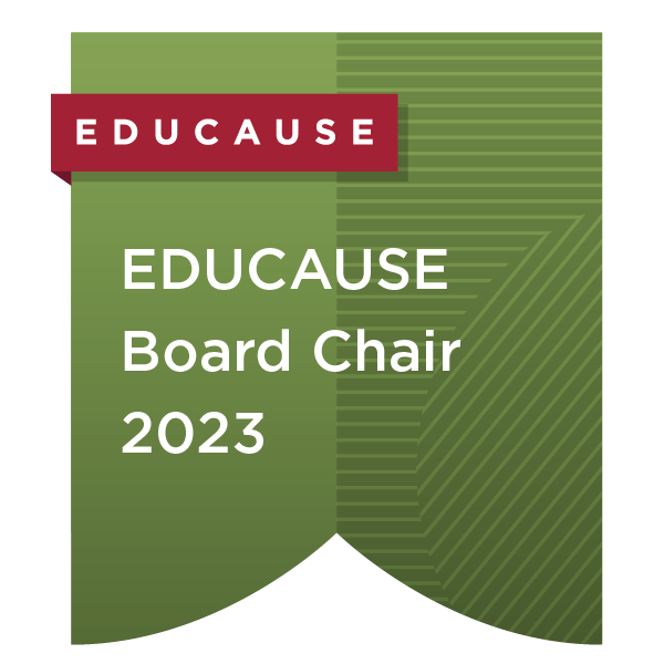 EDUCAUSE Board Chair 2023 - Credly