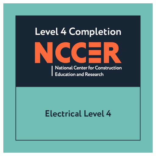 NCCER Electrical Level Four - Credly