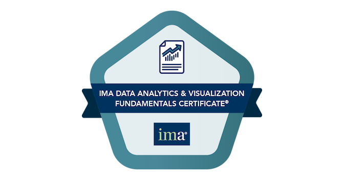 IMA Data Analytics & Visualization Fundamentals Certificate® - Credly