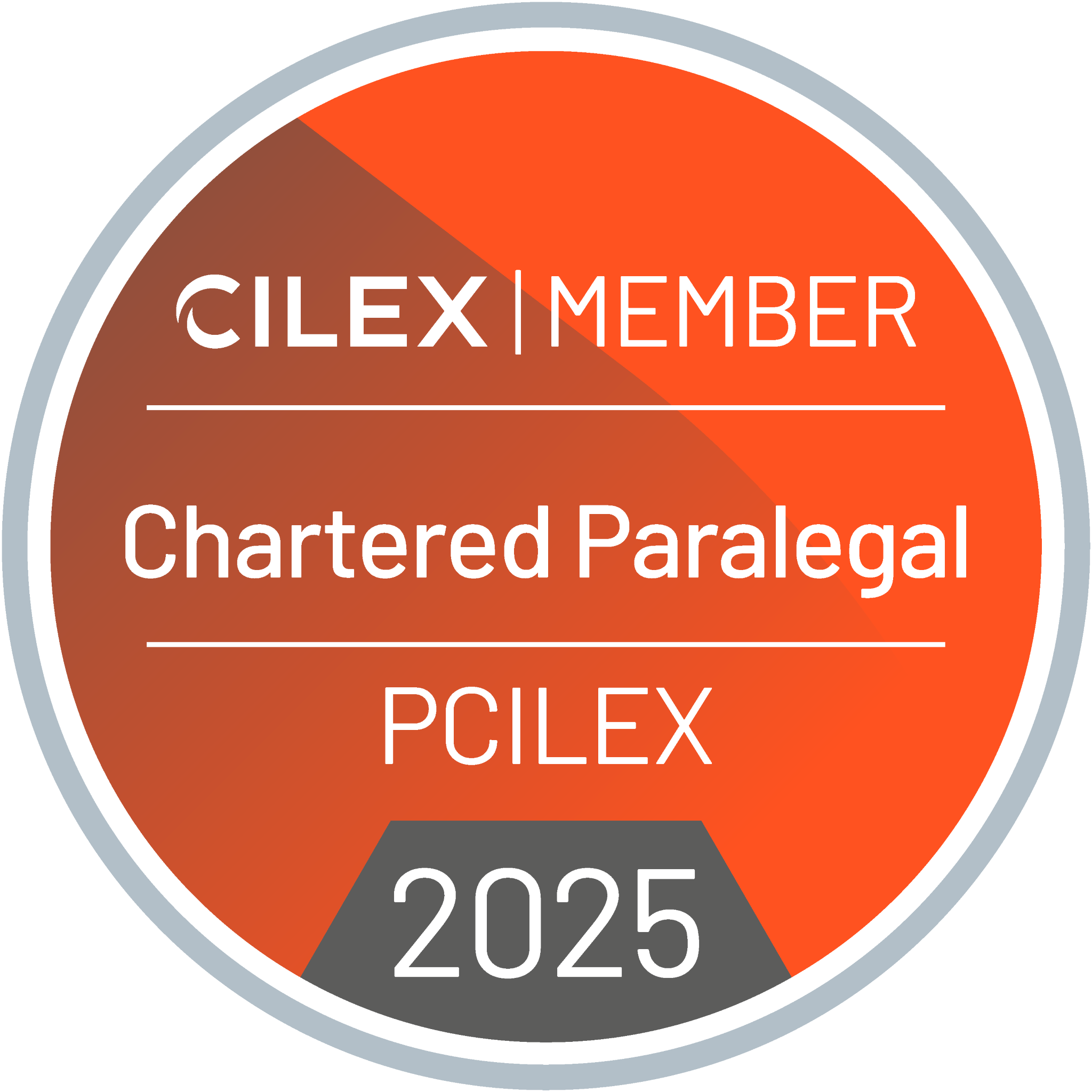 2025 CILEX Member: CILEX Chartered Paralegal - Credly