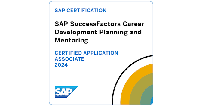 SAP Certified Application Associate - SAP SuccessFactors Career Development Planning and ...