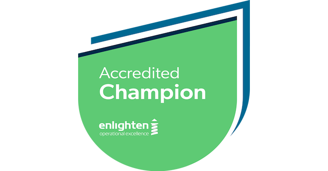 Champion - Enlighten Operational Excellence Accredited - Credly