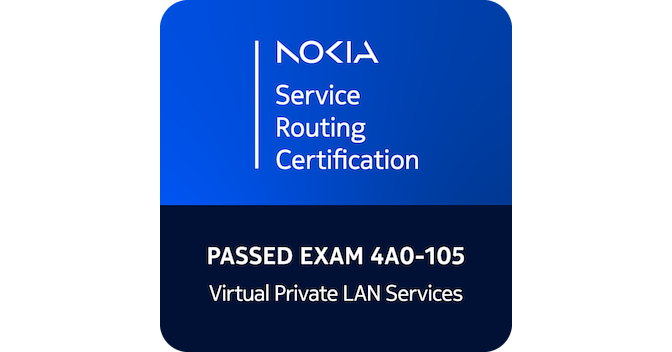 Nokia Virtual Private LAN Services Exam - Credly