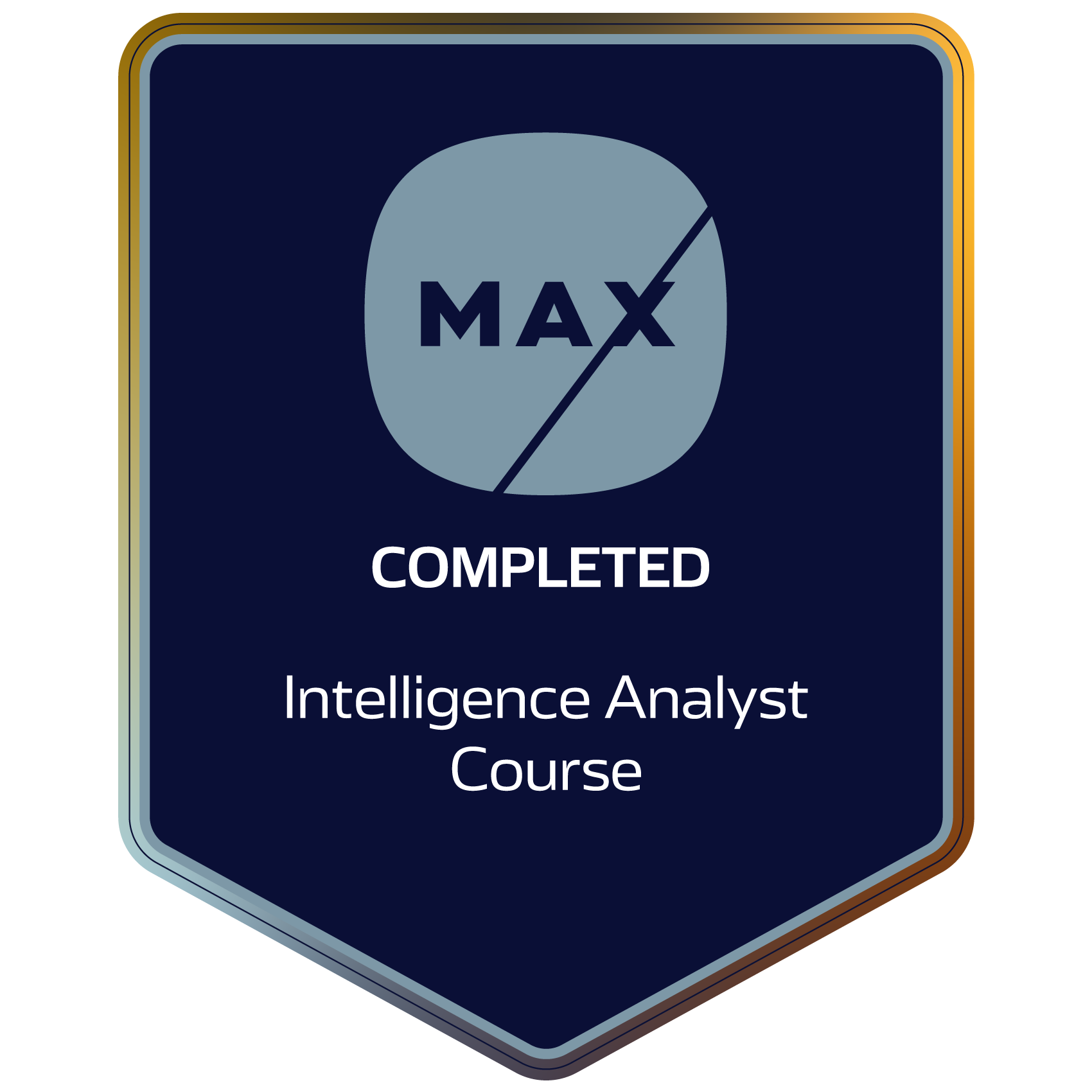 MAX Intelligence Analyst Training - Credly