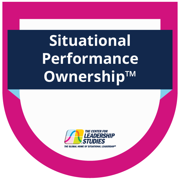 Situational Performance Ownership™ Learner - Credly