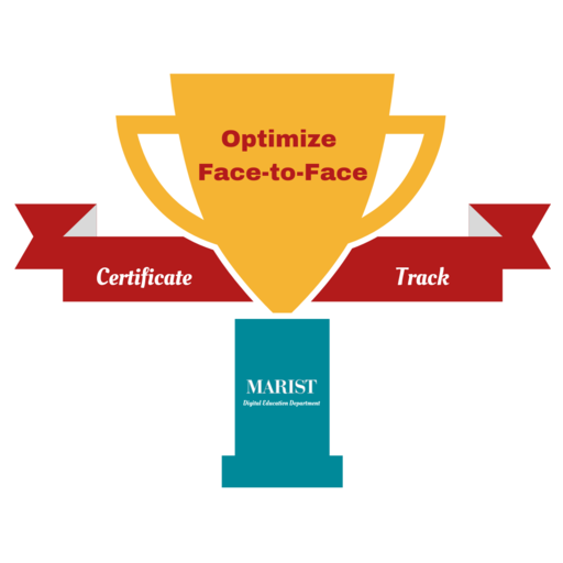 Optimize Face to Face Certificate Track - Credly
