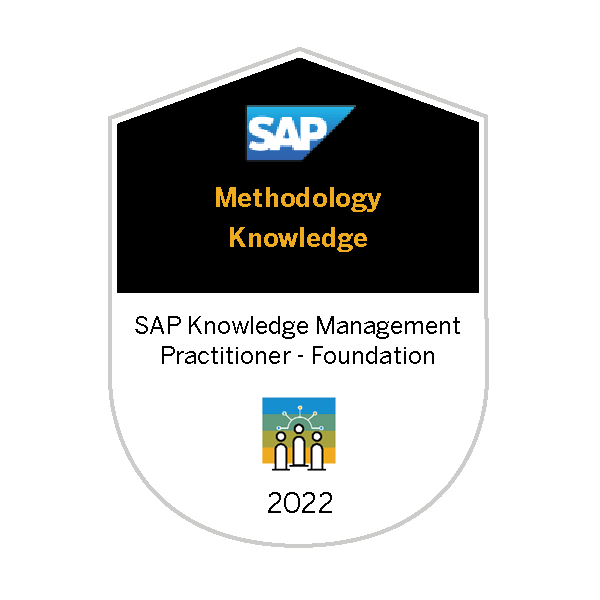 Methodology Knowledge 2022 - SAP Knowledge Management Practitioner ...