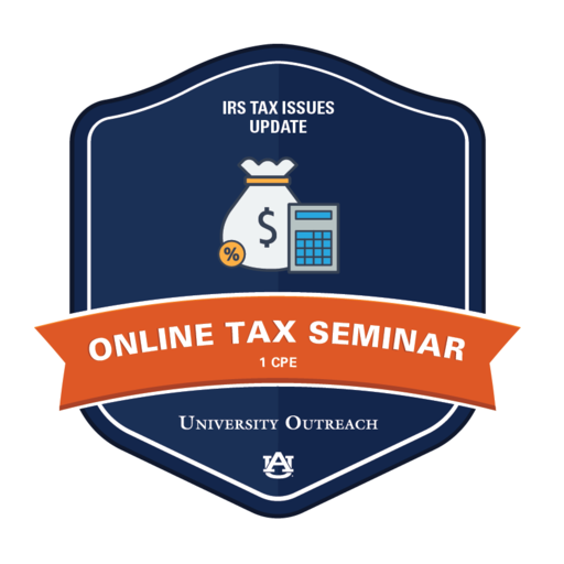 Online Tax Seminar: IRS Tax Issues Update - 1 CPE - Credly