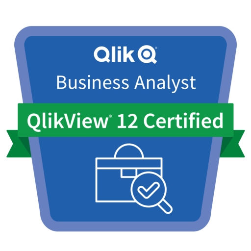 QlikView 12 Business Analyst Certification - Credly