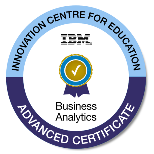 Business Analytics - Advanced Certificate - Credly