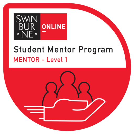 Swinburne Online Student Mentor Program - Mentor - Level 1 - Credly