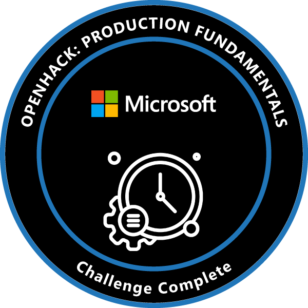 OpenHack: Production Fundamentals - Credly