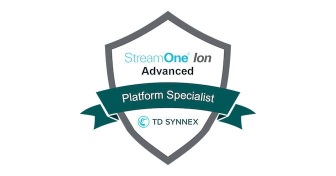 StreamOne Ion Advanced Platform Specialist Certification - Credly