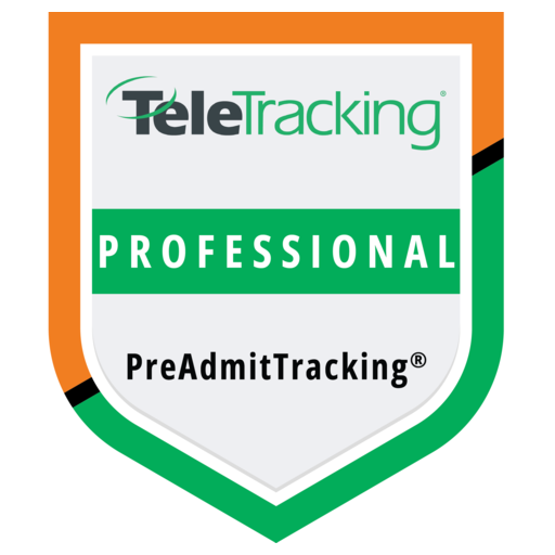 PreAdmitTracking Professional Certification - Credly