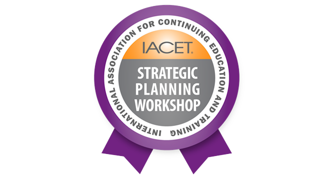 IACET Strategic Planning Workshop Badge - Credly