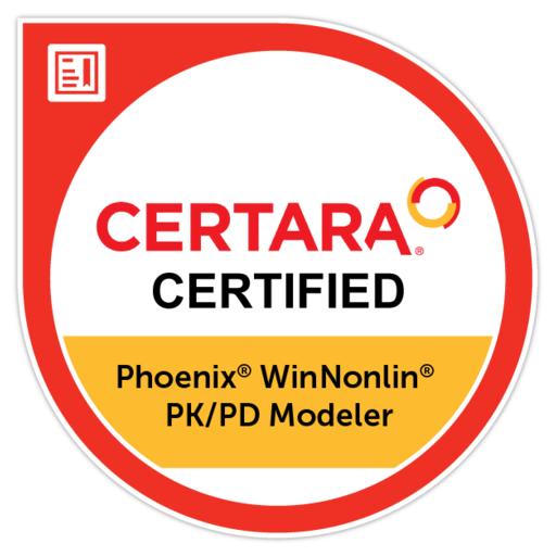 Certara Certified PK/PD Modeler using Phoenix WinNonlin 8.4 - Credly