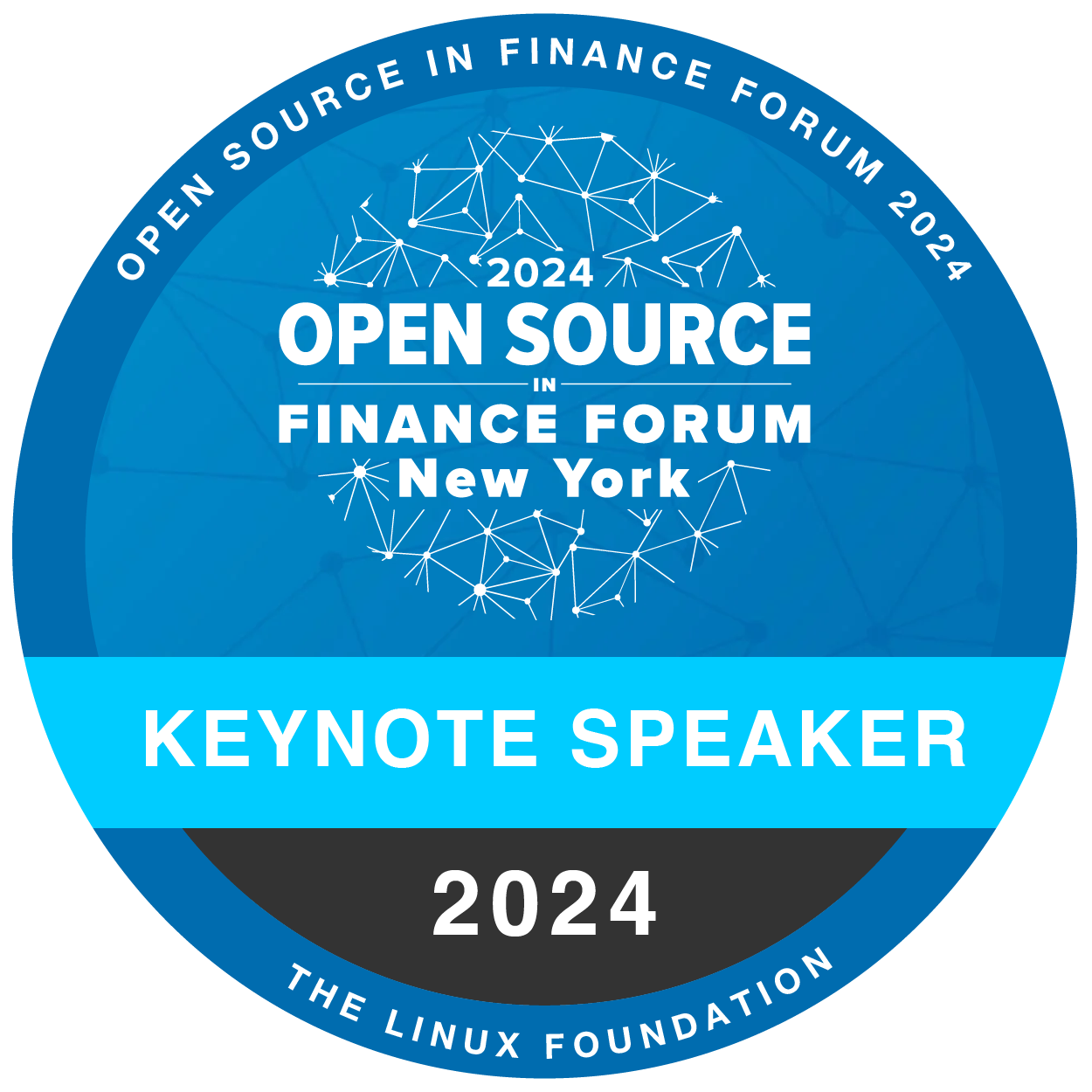Keynote Speaker: Open Source in Finance Forum NYC 2024 - Credly