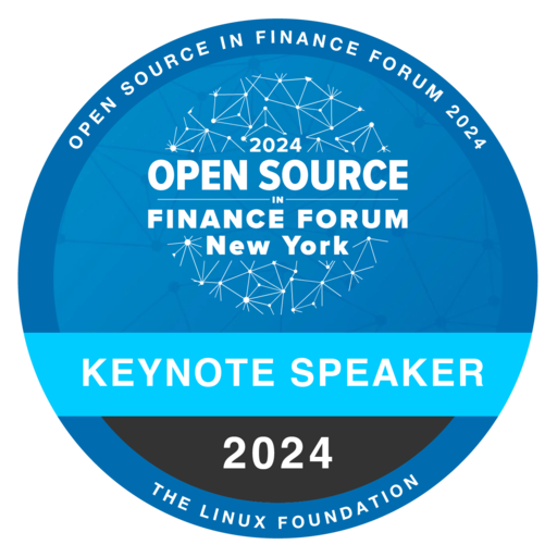 Keynote Speaker: Open Source in Finance Forum NYC 2024 - Credly