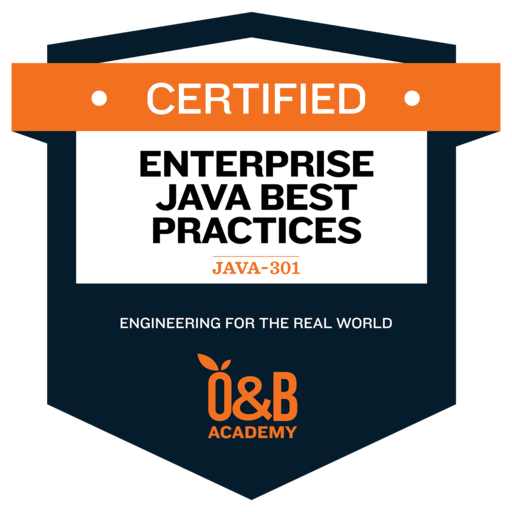 JAVA-301: Enterprise Java Best Practices - Credly