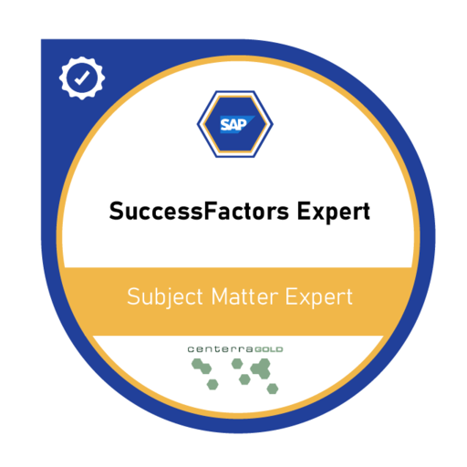 SAP SuccessFactors - Subject Matter Expert - Credly