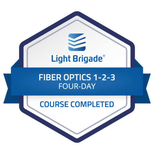 Fiber Optics 1-2-3 (Four-Day) - Credly