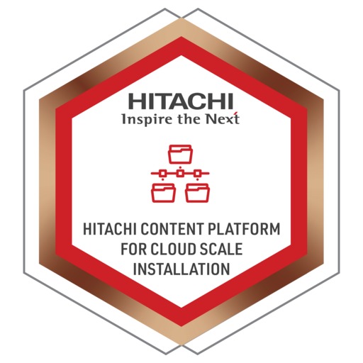 Hitachi Content Platform for Cloud Scale Installation - Credly
