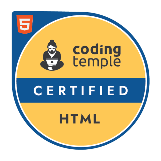 HTML Certified - Credly