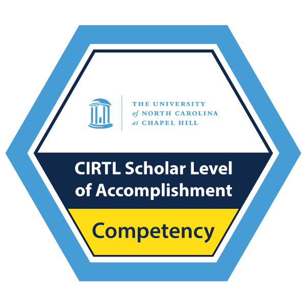 CIRTL Scholar Level of Accomplishment - Credly