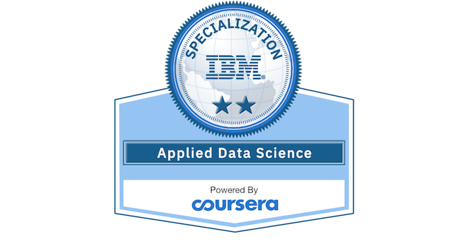 Applied Data Science Specialization - Credly