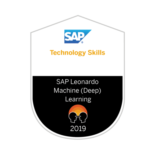SAP Technology Skills - SAP Leonardo Machine (Deep) Learning - Credly