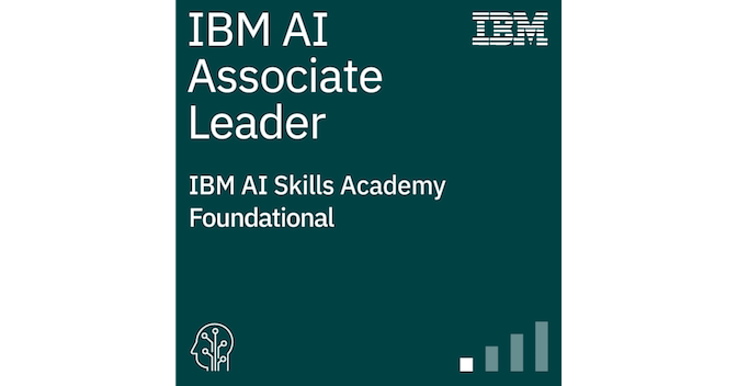 IBM AI Associate Leader - Credly