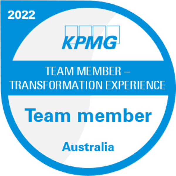 Team Member - Transformation Experience - Credly