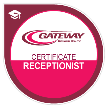Receptionist Certificate - Credly