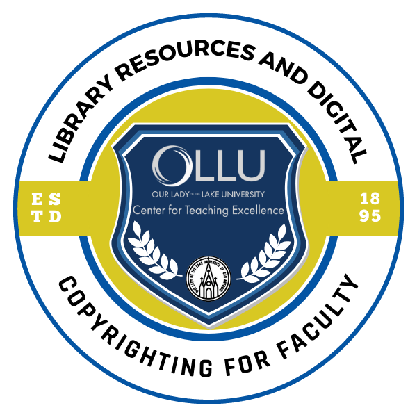 Library Resources and Digital Copyrighting for Faculty - Credly