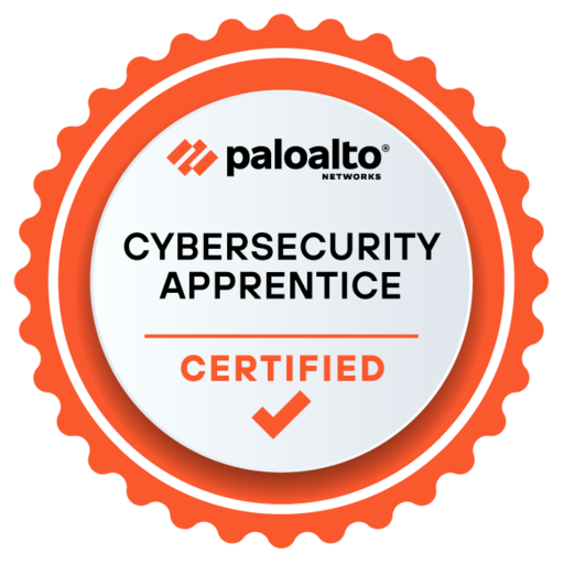 Palo Alto Networks Certified Cybersecurity Apprentice - Credly