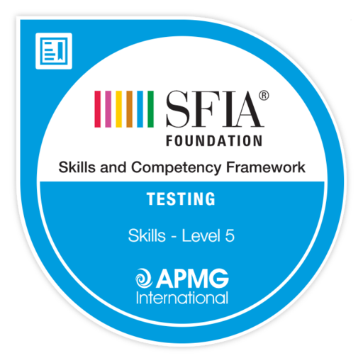 SFIA - Skills - Testing (TEST) - Level 5 - Credly