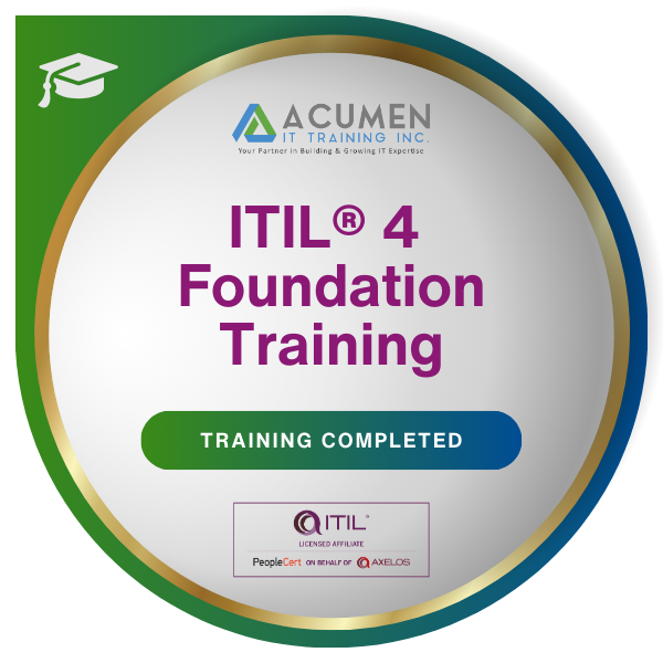 ITIL® 4 Foundation Training - Credly