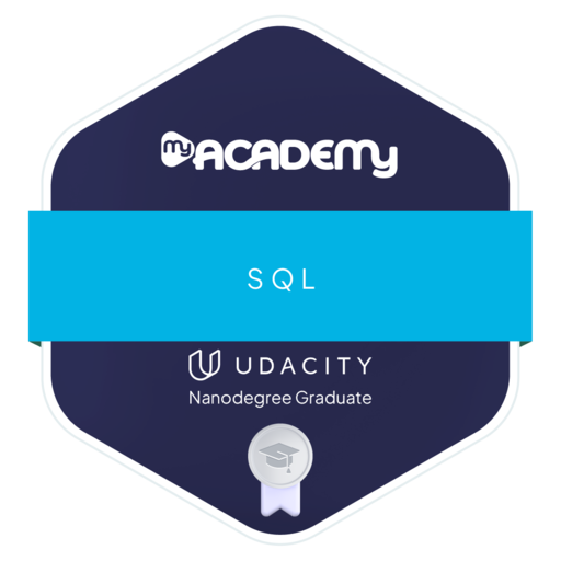 SQL - Udacity Nanodegree Badge - Credly